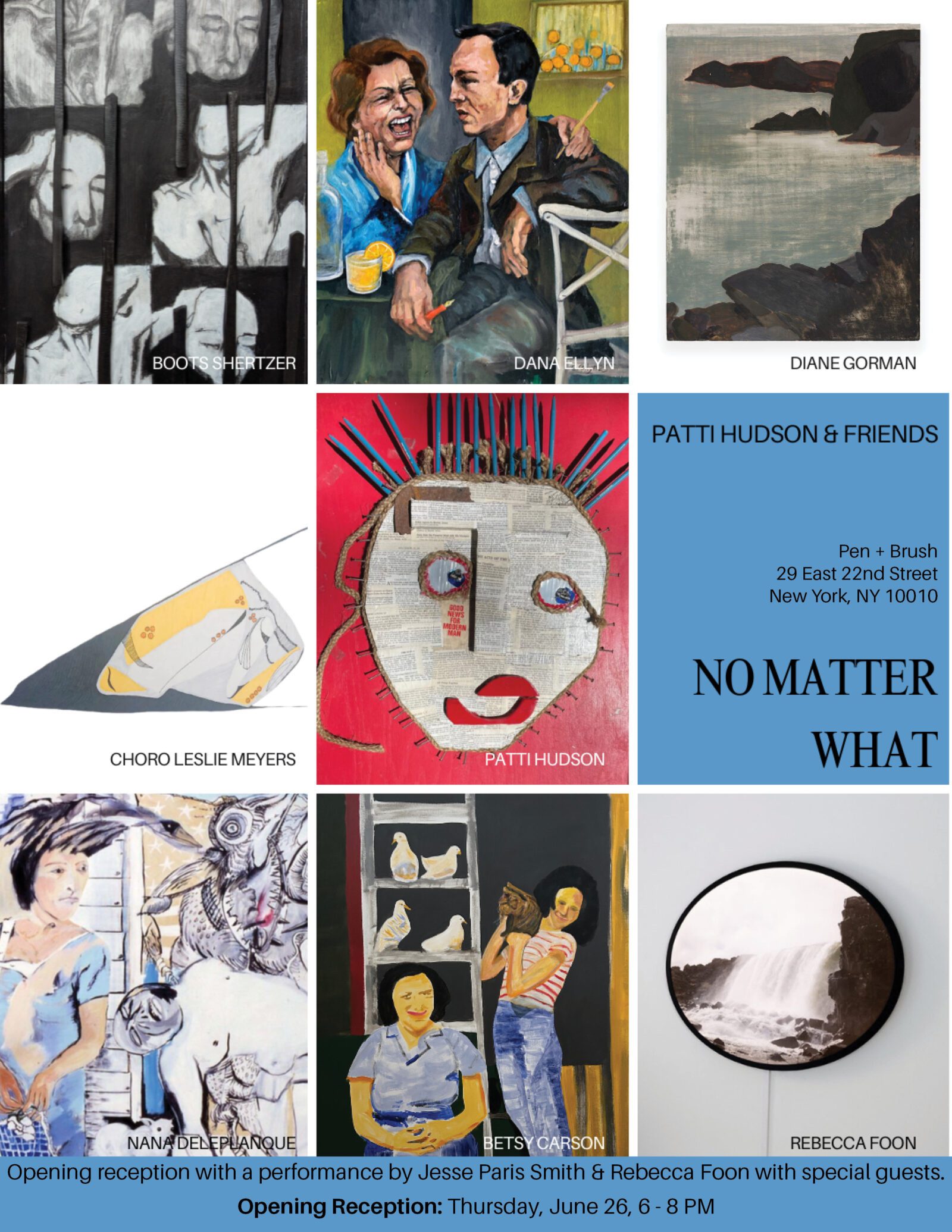 No Matter What: Patti Hudson and Friends – Pen and Brush